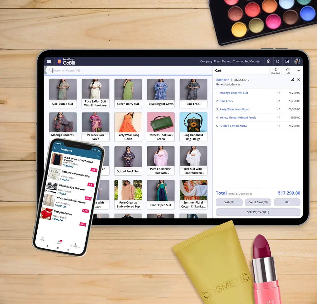 Boutique POS System | Billing Software for Boutique Store - Gofrugal